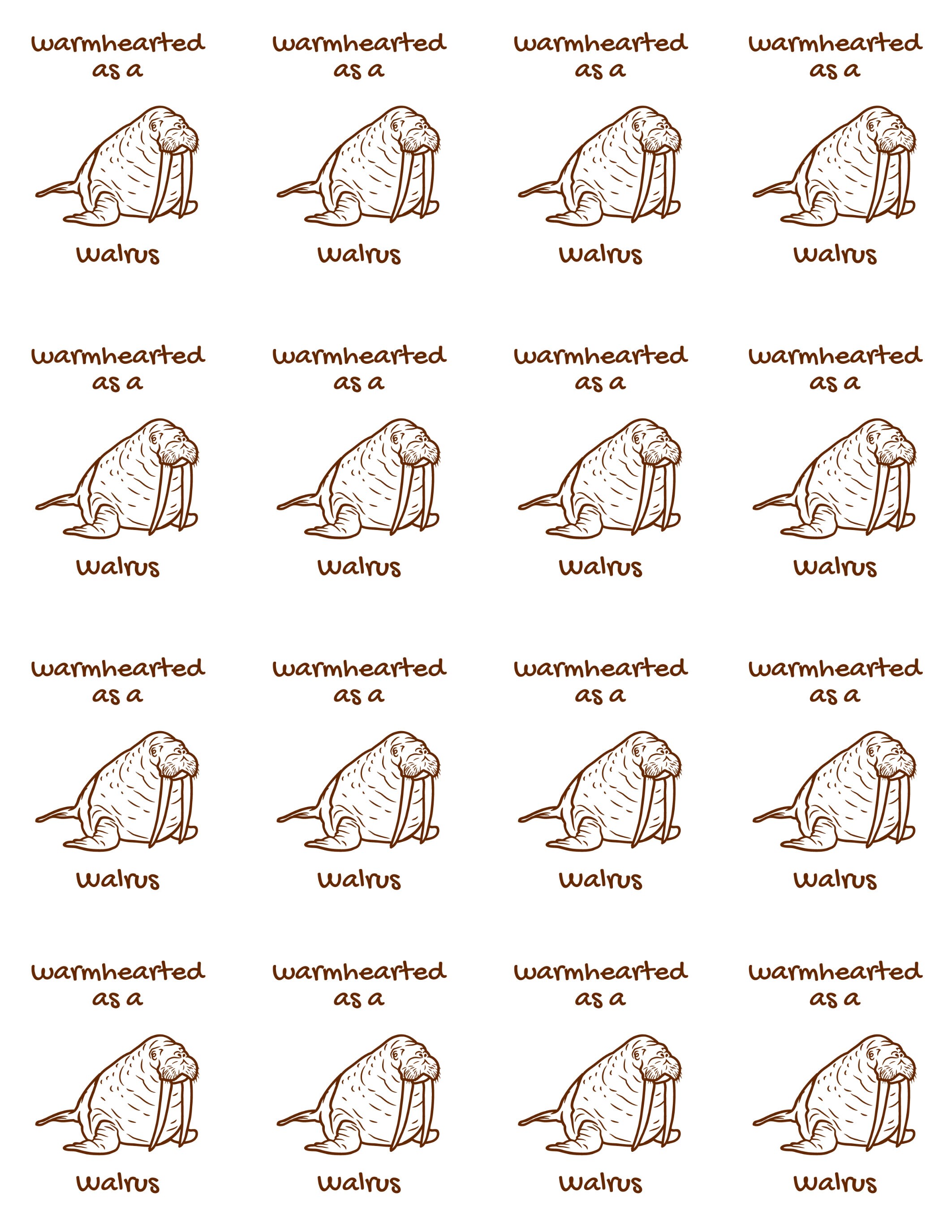 Brag Tags Animal Comparisons Set 6C Hand Out to Students - Etsy