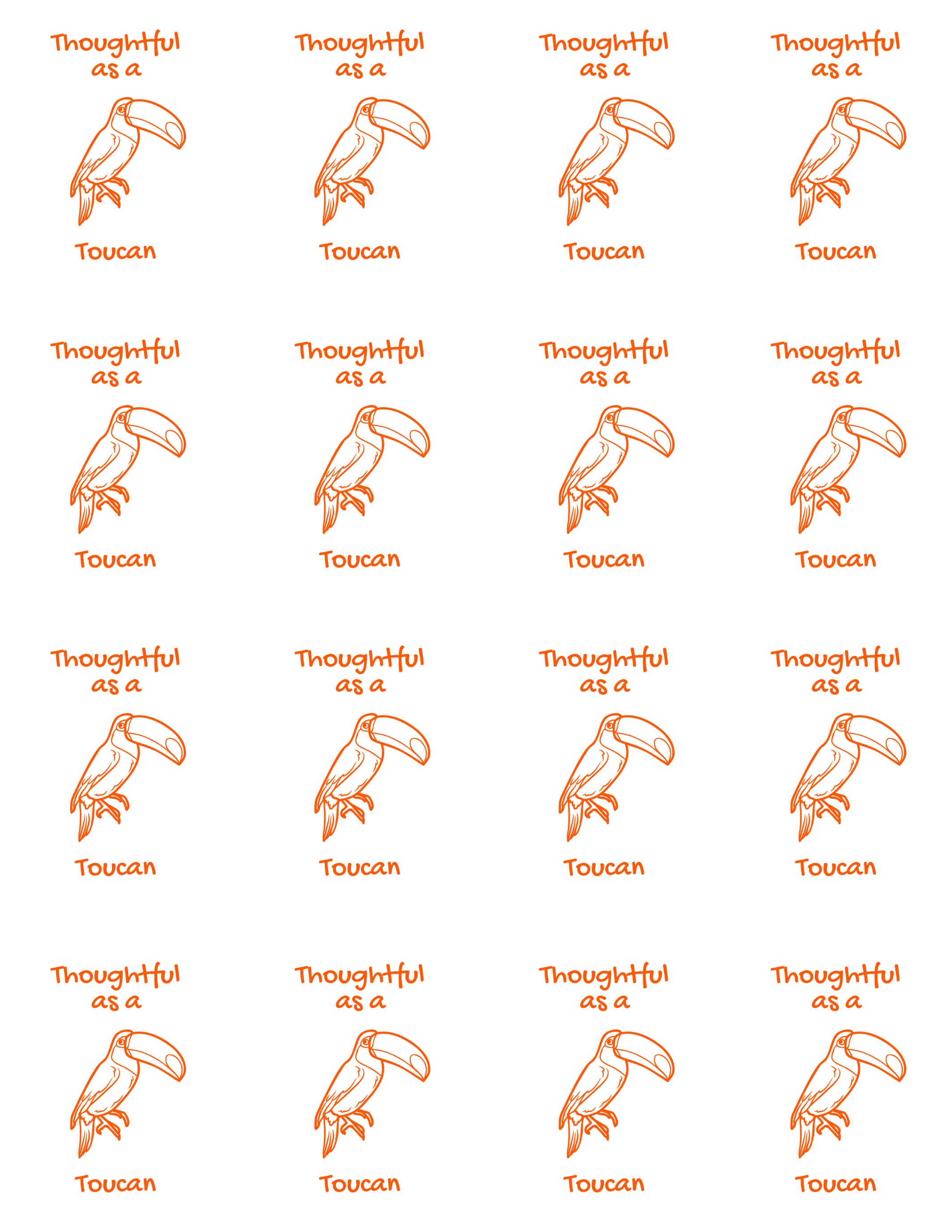 Brag Tags Animal Comparisons Set 6B Hand Out to Students - Etsy