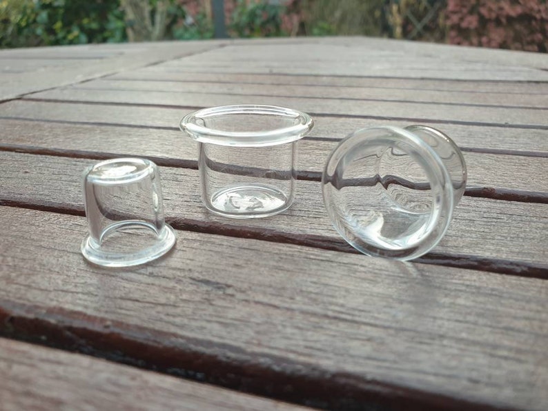 Replacement Clear Glass Flanged Inkwell Liner for Ink Bottles / Capstan ...