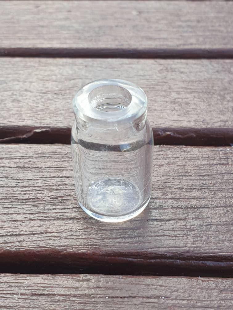 Hand Blown Replacement Miniature Travelling Ink Bottle for Inkwell ...