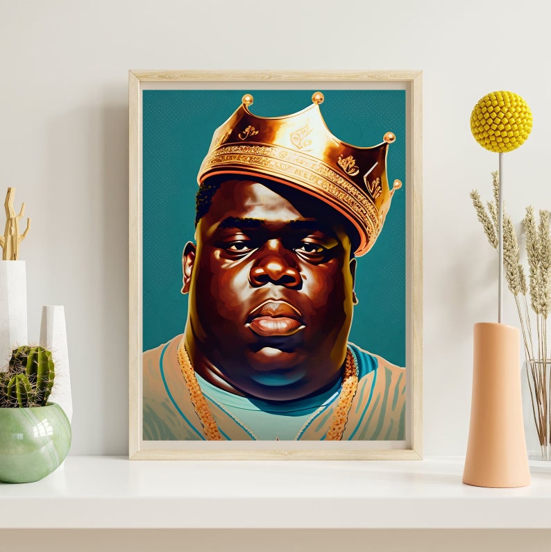 The Notorious Biggie Smalls Poster Digital Print for Wall Art & Home ...