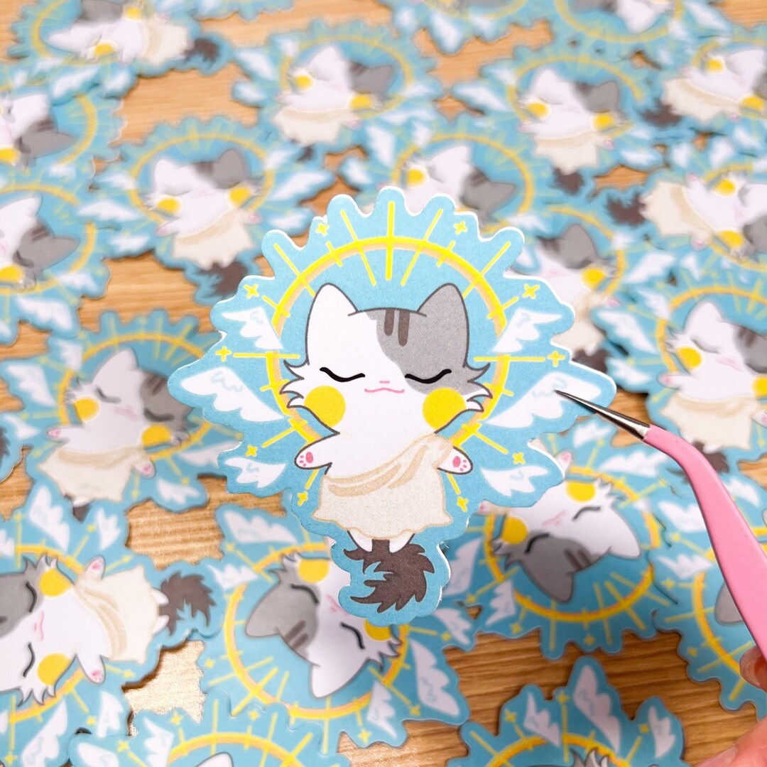 Vinyl Sticker | Kitty God | 3 Inch | Waterproof & Fade-resistant | - Etsy