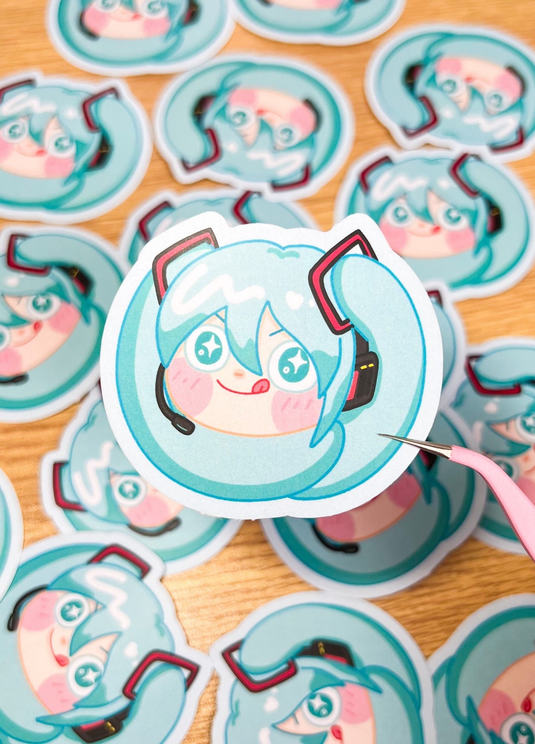 Vinyl Sticker | Hatsune Miku Dango | Waterproof & Fade-resistant | - Etsy