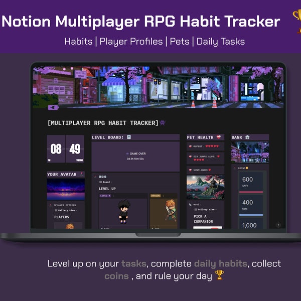 Notion Template - Etsy