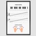 Piano Notes and Finger Numbers Printable Poster, Music Cheat Sheet ...