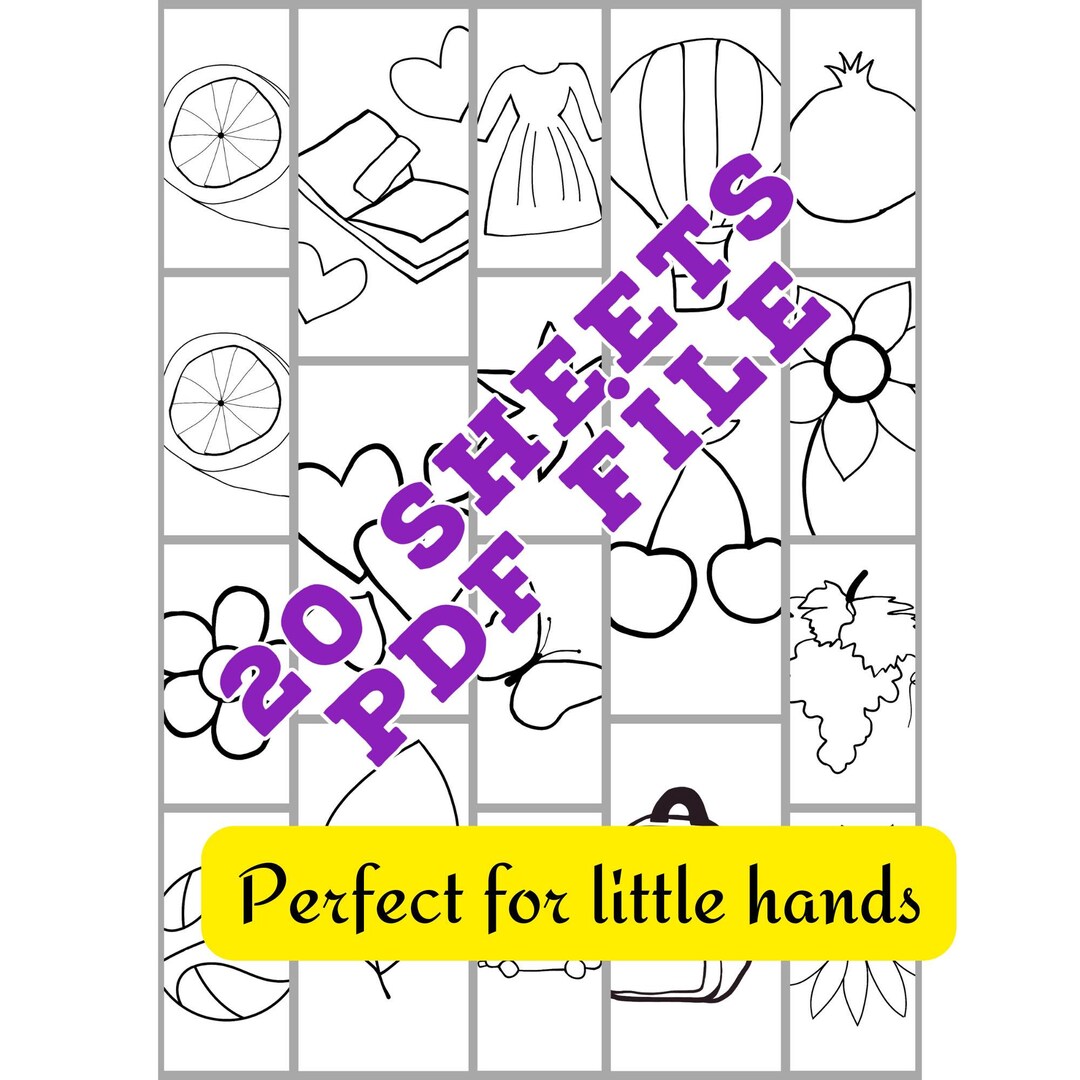 Printable Coloring Pages for Kids, Toddlers, Preschoolers, Coloring ...