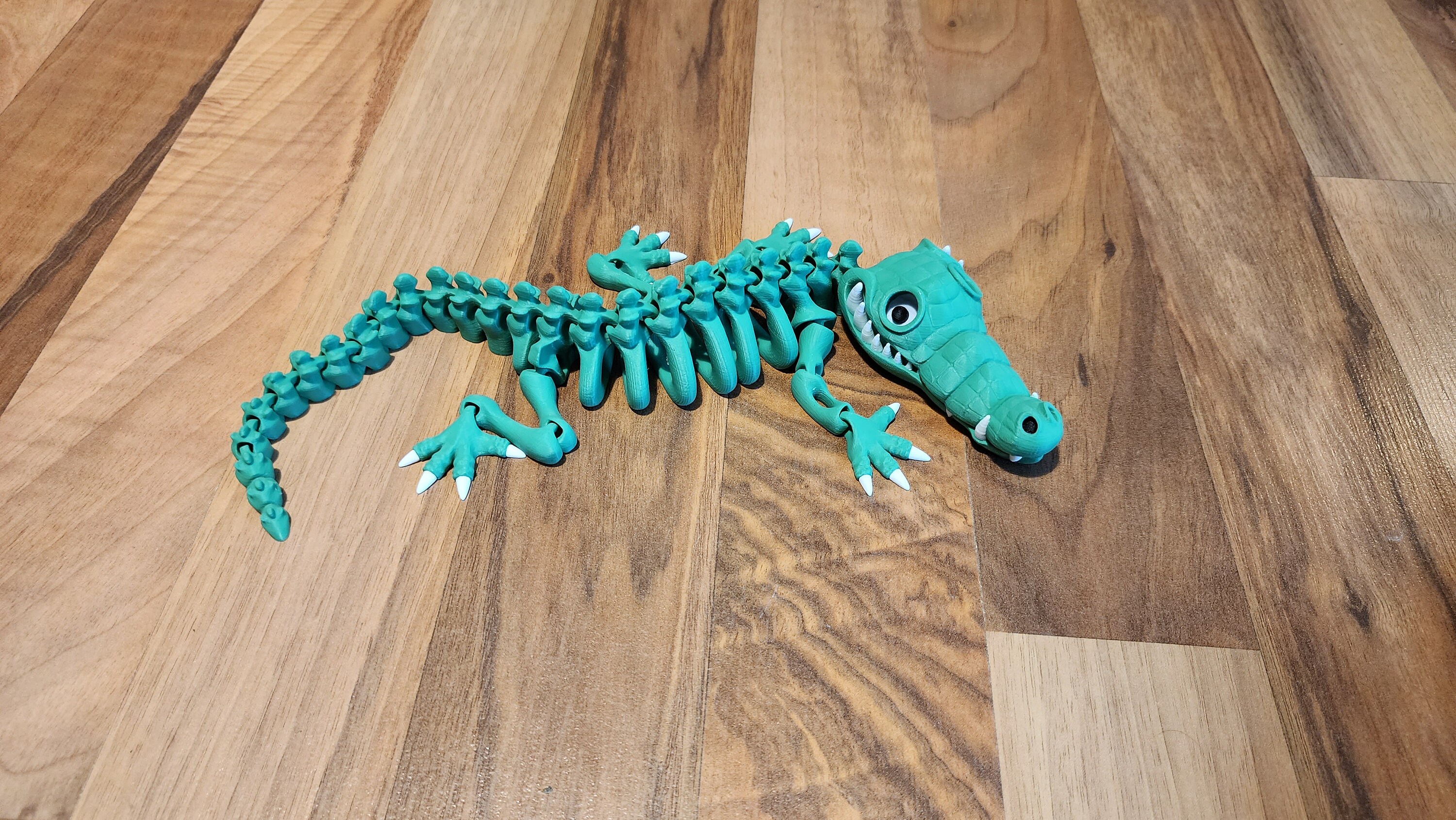 Flexi-factory 3D Printed Fidget Articulating Crocodile Full Color - Etsy