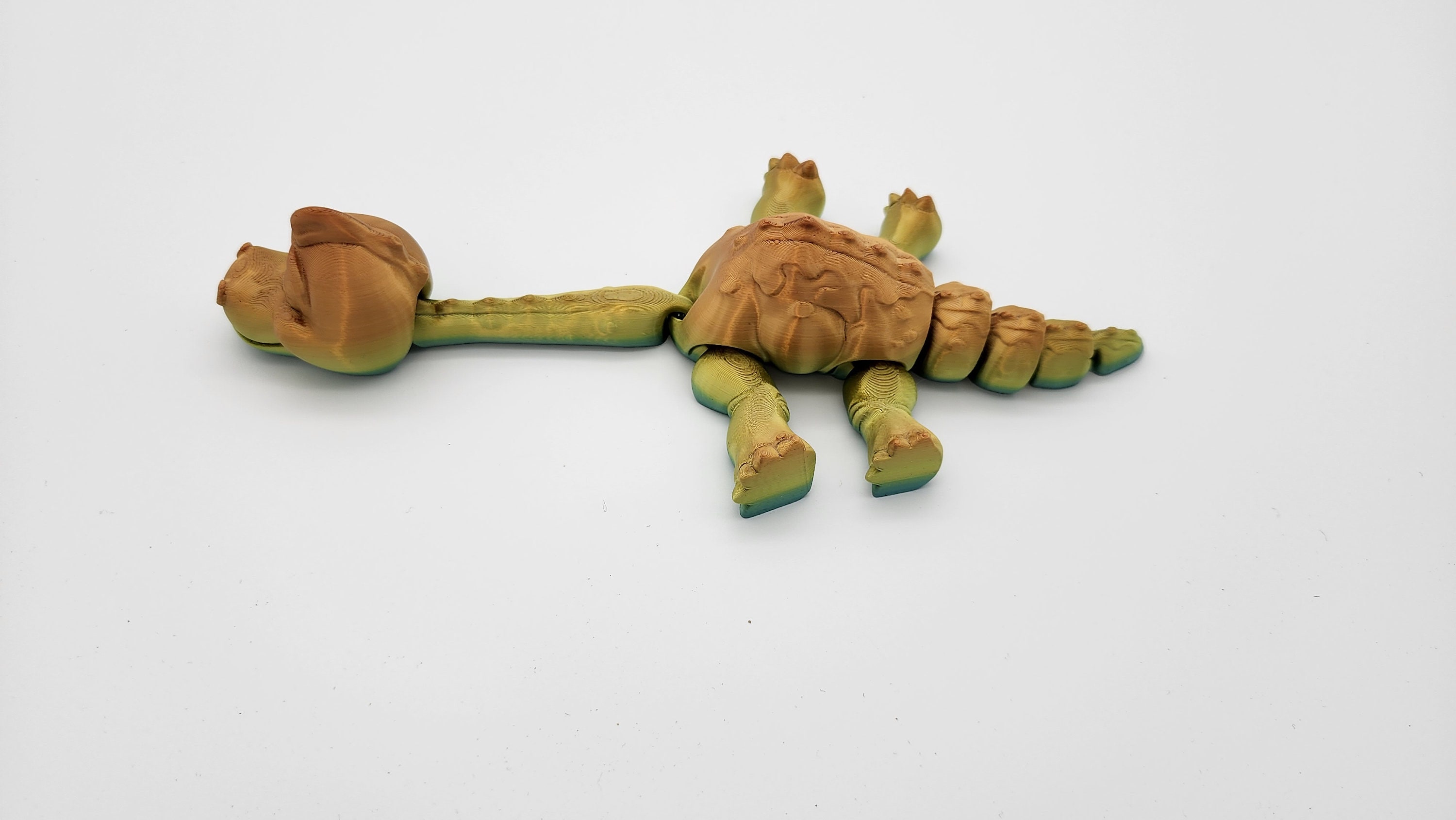 Flexi-factory 3D Printed Fidget Articulating Bronto - Etsy