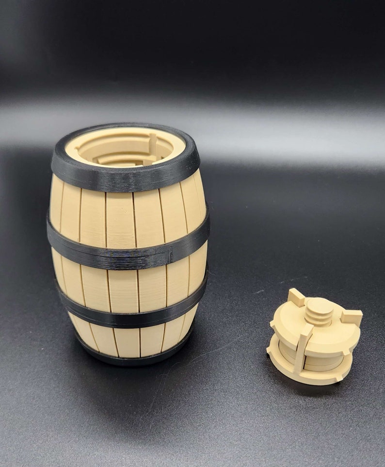 Twisty Puzzle Box 3D Printed Barrel Design Normal Difficulty - Etsy