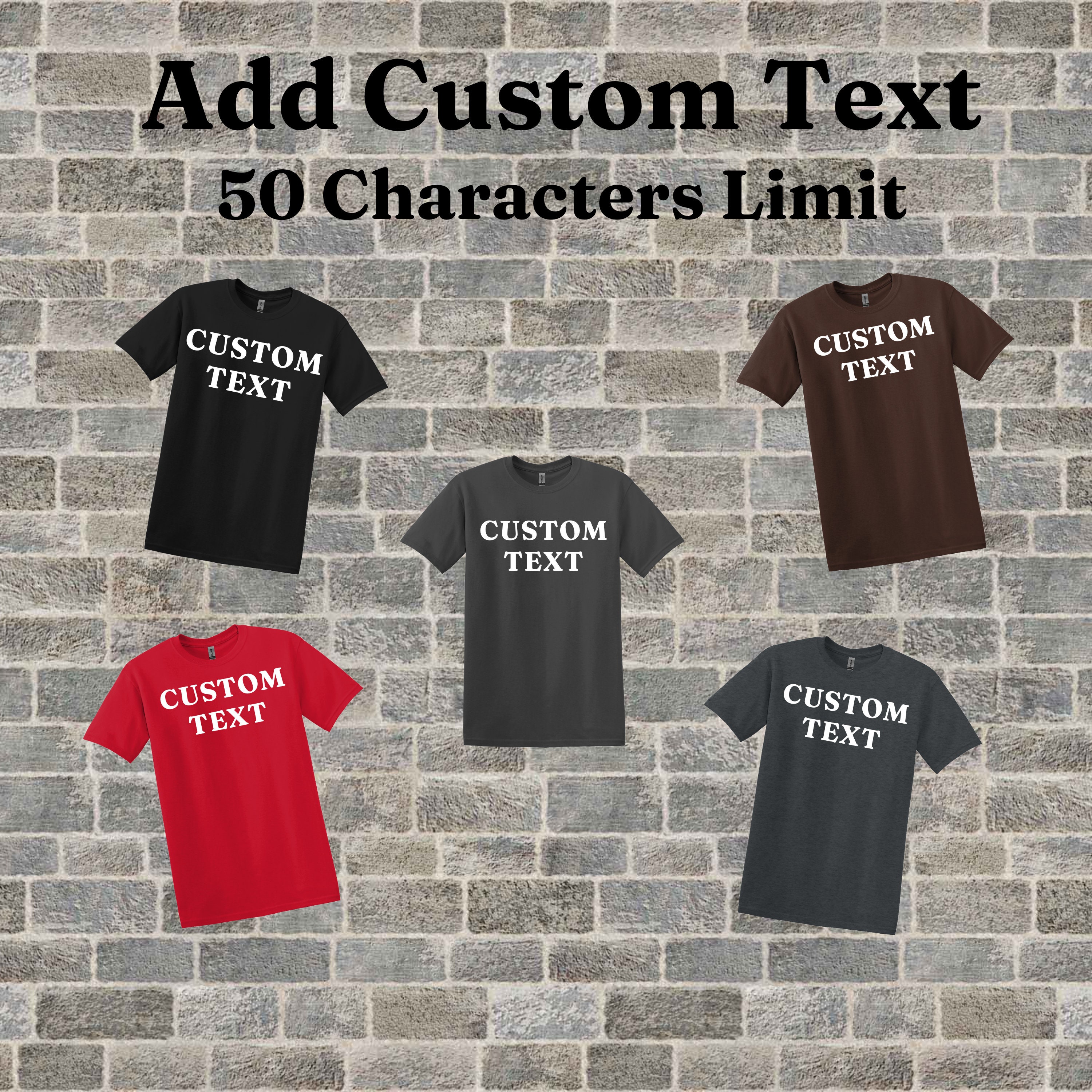 Customized Print-on-demand Unisex Tee Personalized Shirts for Women and ...