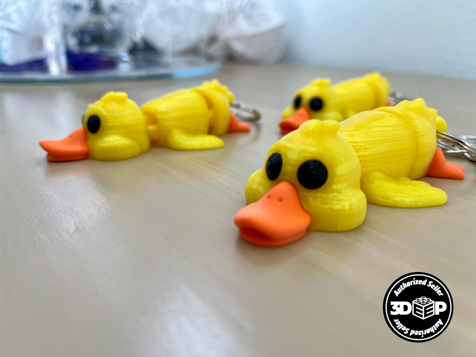 Flexi Duck Keychain 3D Printed JEEP Ducking - Etsy