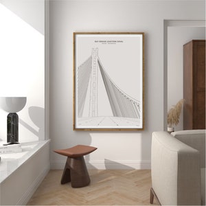 Bridge Series: Bay Bridge Poster • Oakland to San Francisco • Modern ...