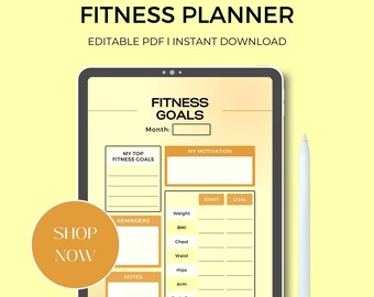 Printable PDF and Digital Daily Planner for Goodnotes, Notability, iPad ...