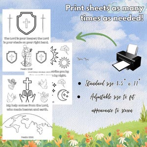 Psalm 121 Coloring Pages, Bible Verse Art (digital Download) - Etsy