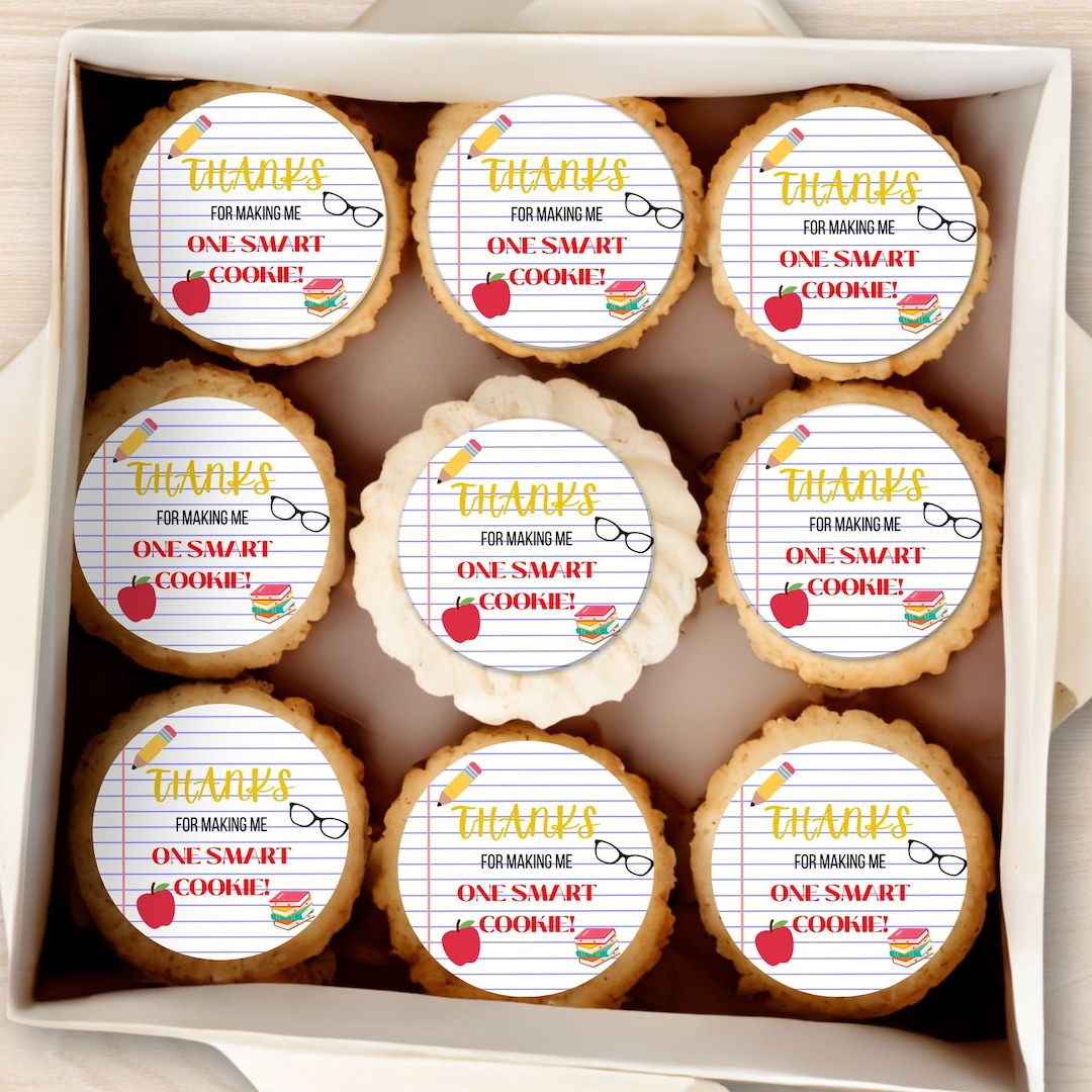 Cookies for Teacher Edible Topper | Cupcake Edible Toppers | Teacher ...