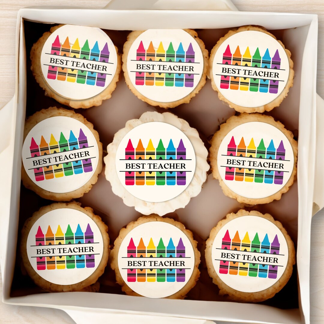 Best Teacher Edible Image | Cookie Edible Image | Teacher Appreciation ...