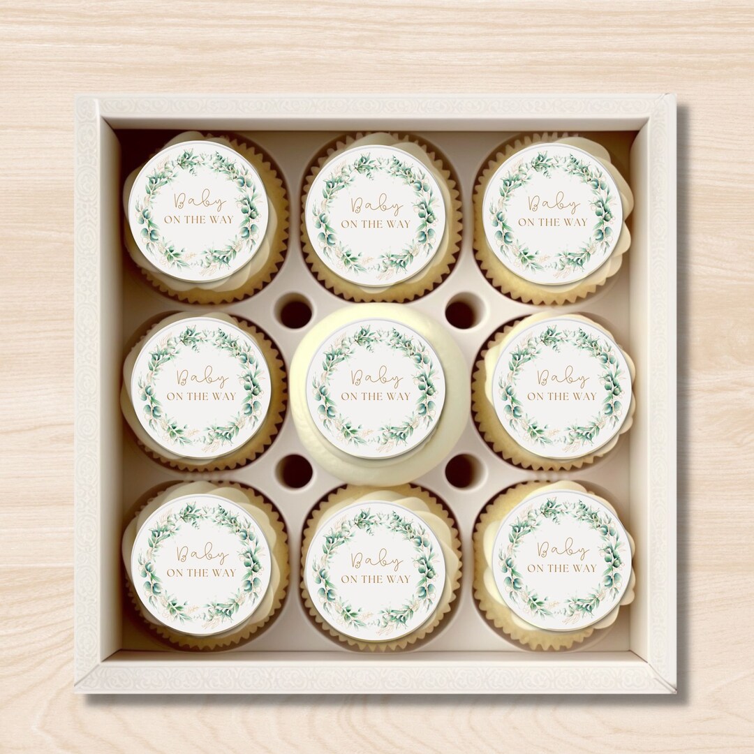 Eucalyptus Wreath Edible Image | Cookie Image | Wedding Bridal Shower ...