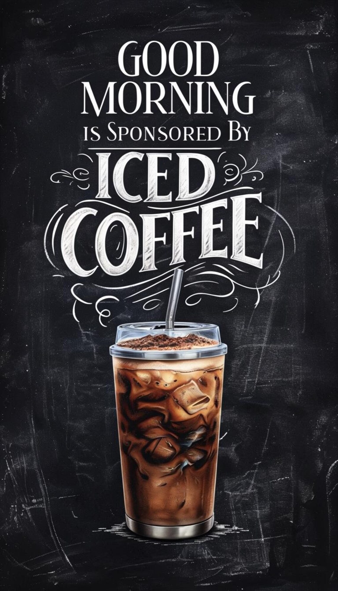 Iced Coffee Digital File - Etsy