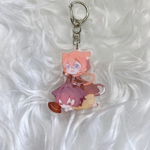 Japanese Chuuya Dazai Keychain Bsd - Etsy