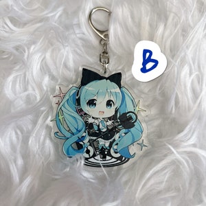 Hatsune Miku Acrylic Keychains - Etsy