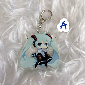 Hatsune Miku Acrylic Keychains - Etsy
