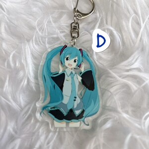 Hatsune Miku Acrylic Keychains - Etsy