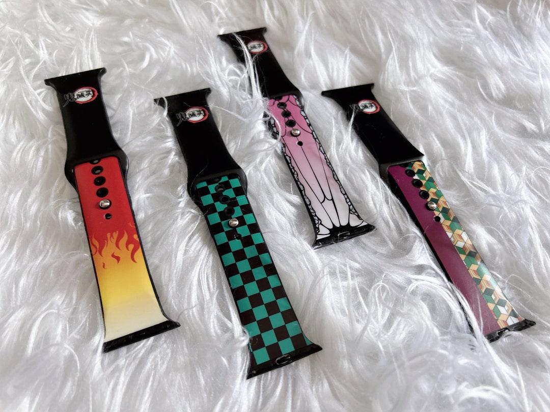 Japanese Ghost Slay Anime Apple Watch Bands Cellphone Accessories - Etsy