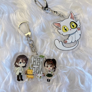 Japanese Anemi Keychains Daijin Cat Accessories - Etsy
