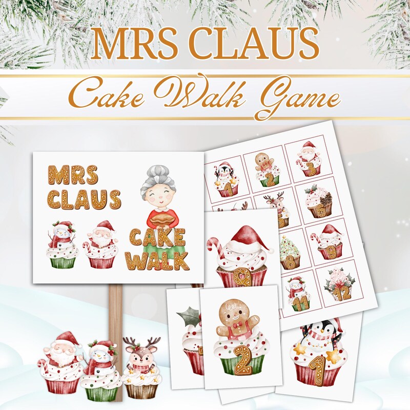 Cake Walk Numbers - Etsy