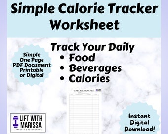 Simple Daily Planner Digital Download Worksheet, Printable Digital ...