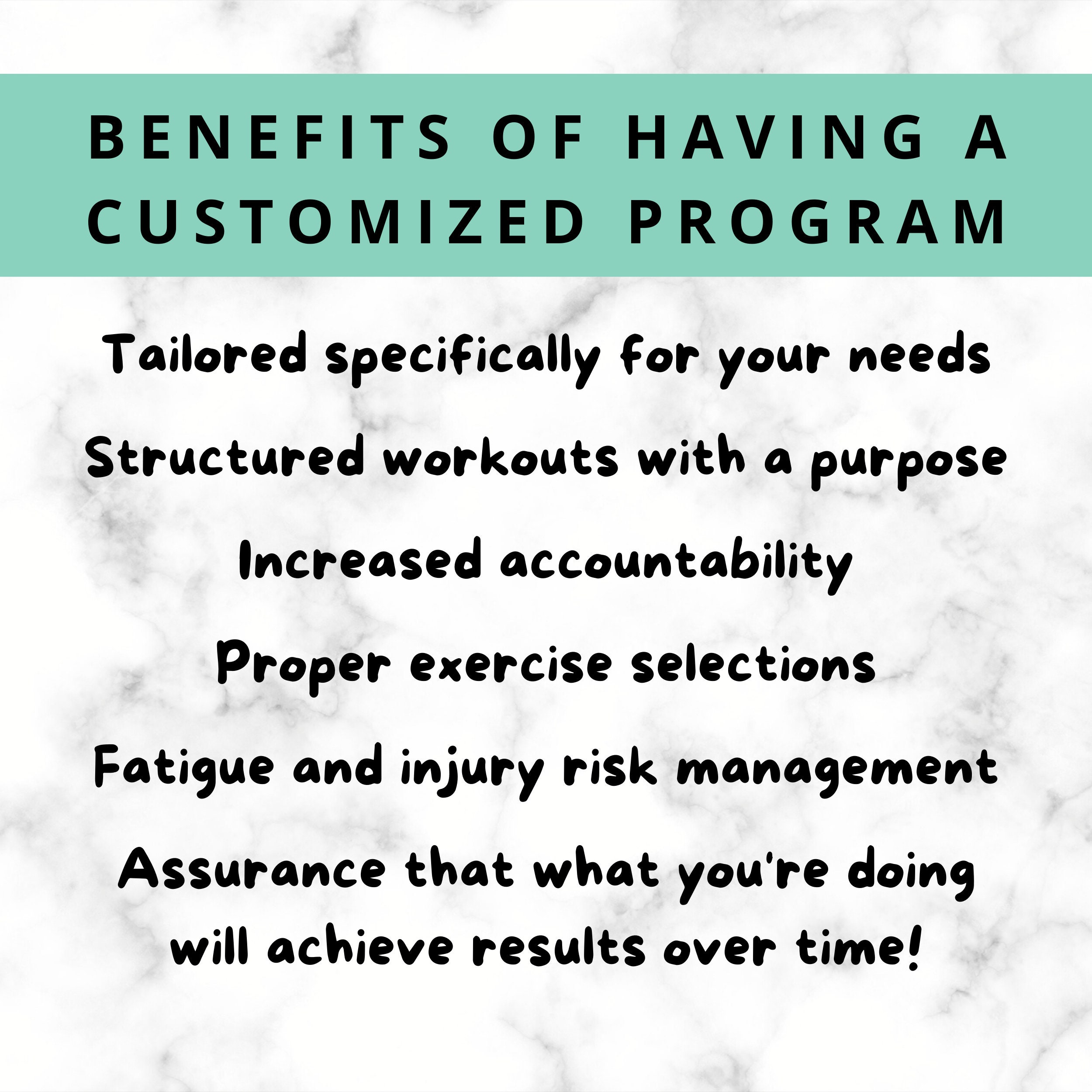 4 Week Personalized Custom Workout Program, Custom Fitness Plan ...