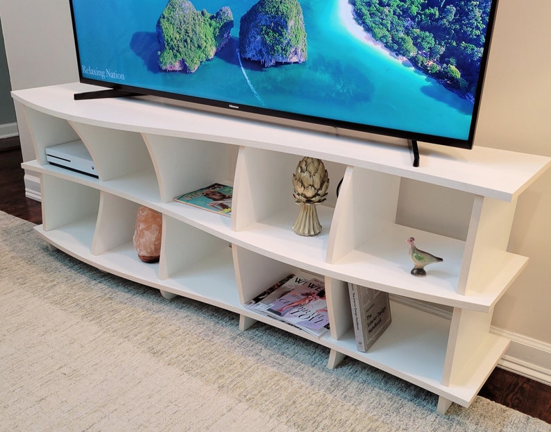 Wavy Curved TV Stand - Etsy