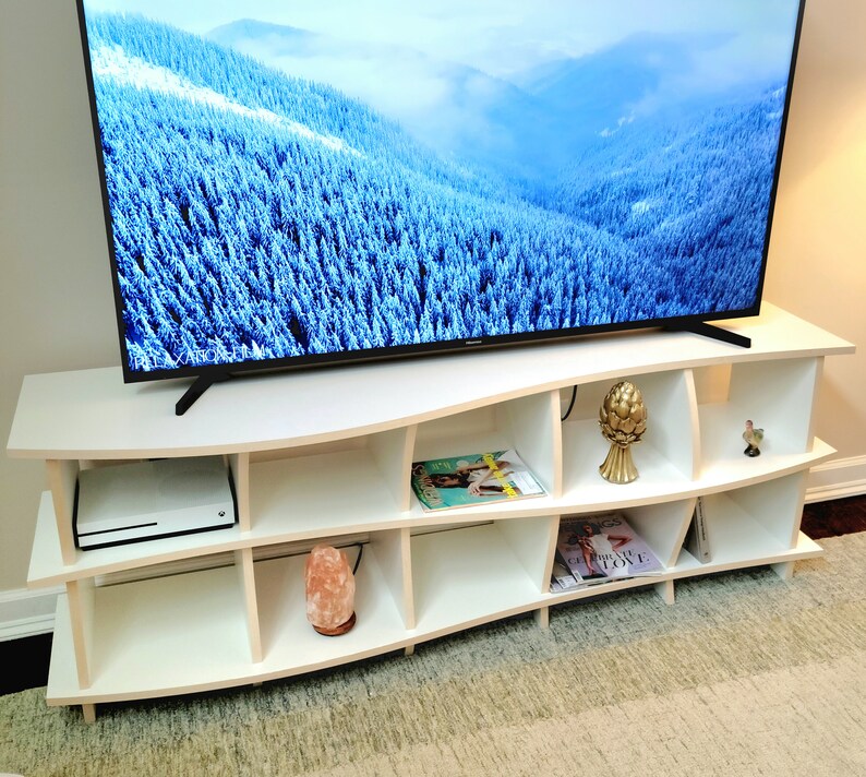 Wavy Curved TV Stand - Etsy