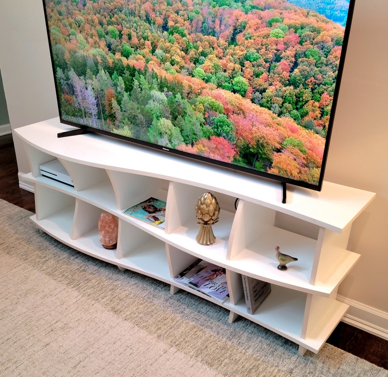 Wavy Curved TV Stand - Etsy