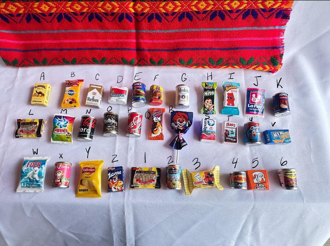 Mini Grocery Items; Dispensa Mini Con Iman, Mini Comidita - Etsy