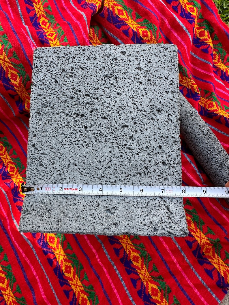 10 Inch Mexican Volcanic Stone Metate Metate De 10 Pulgadas Mexicano - Etsy