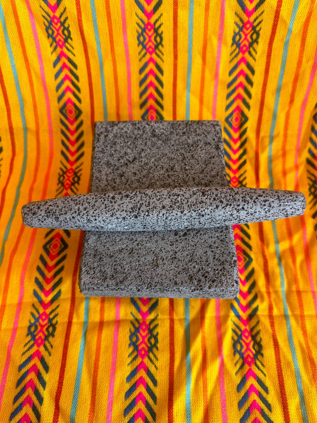 7 Inch Mexican Volcanic Stone Metate; Metate De 7 Pulgadas Mexicano - Etsy