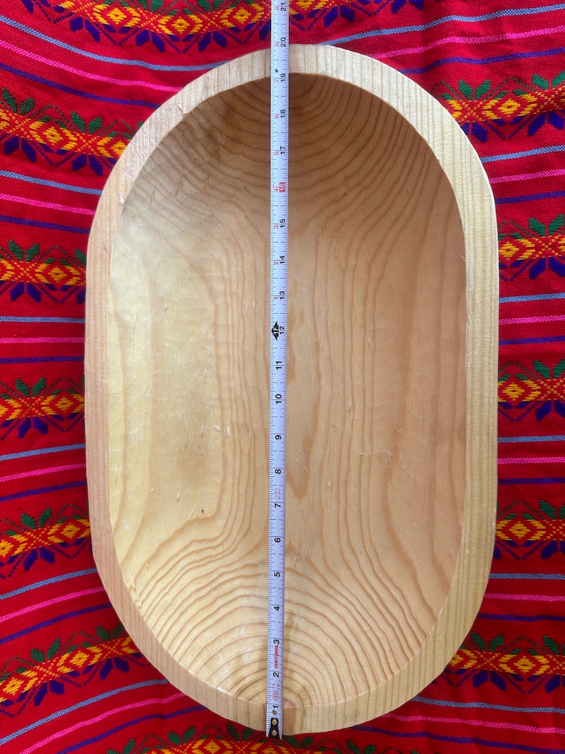 20 Inch Mexico Batea Hand Carved Dough Bowl/tray Batea De Madera ...
