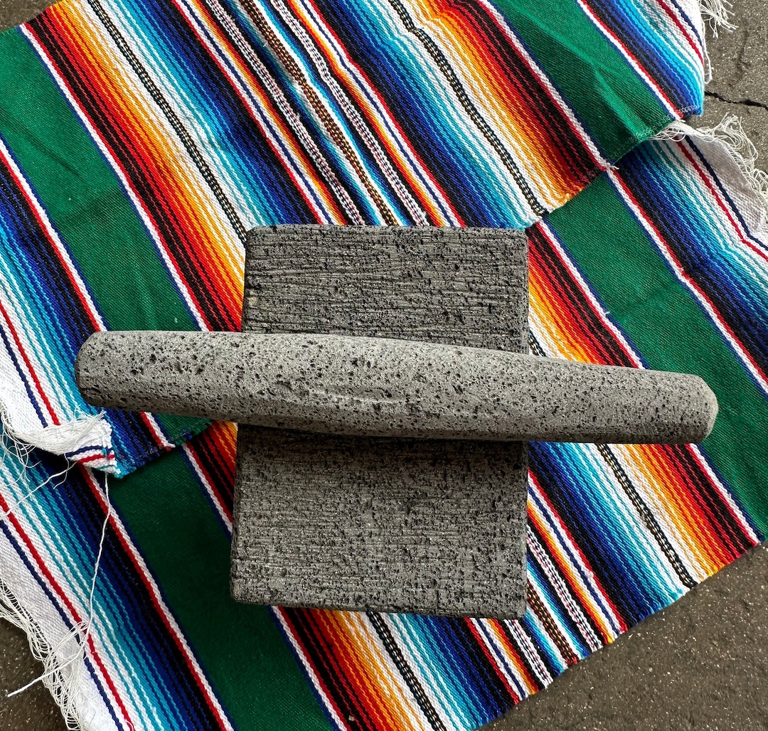 7 Inch Mexican Volcanic Stone Metate; Metate De 7 Pulgadas - Etsy