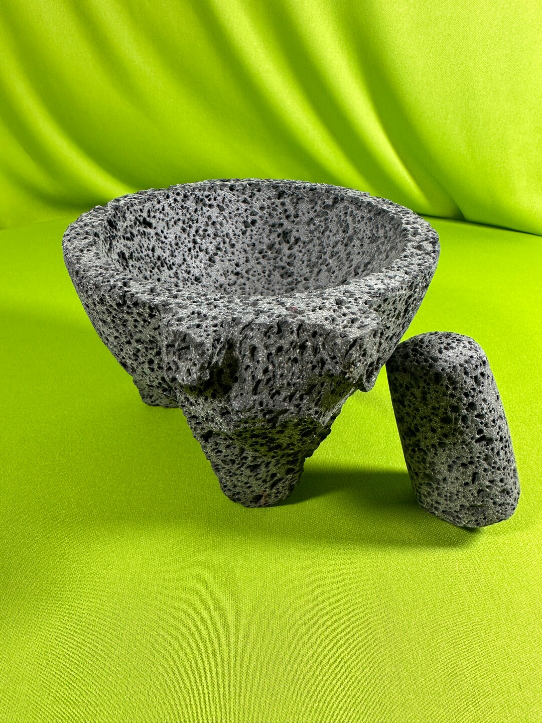 Original 5 Inch Mexican Molcajete; 5 Inch Mortar and Pestle; Molcajete ...
