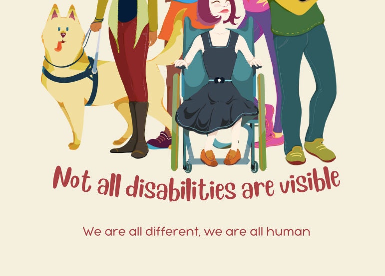 Disability Awareness Flyer - Etsy