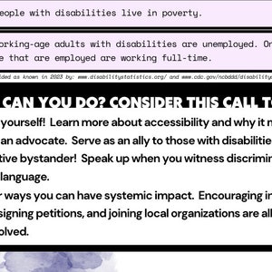 Disability Awareness Flyer - Etsy