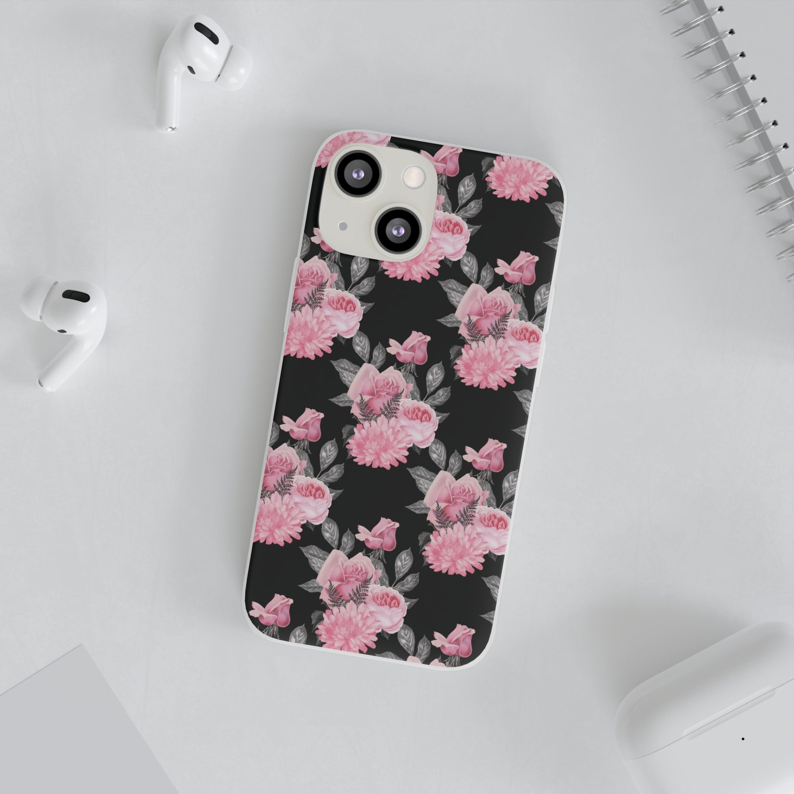 Gothic Anatomical Heart iPhone 14 Case, Skeleton Pink Phone Case, Love ...