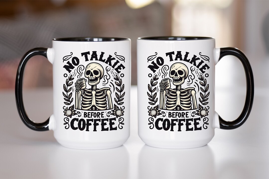 Sarcastic Coffee Mug, Funny Mugs for Mom, Skeleton Mug, Coffee Lover ...