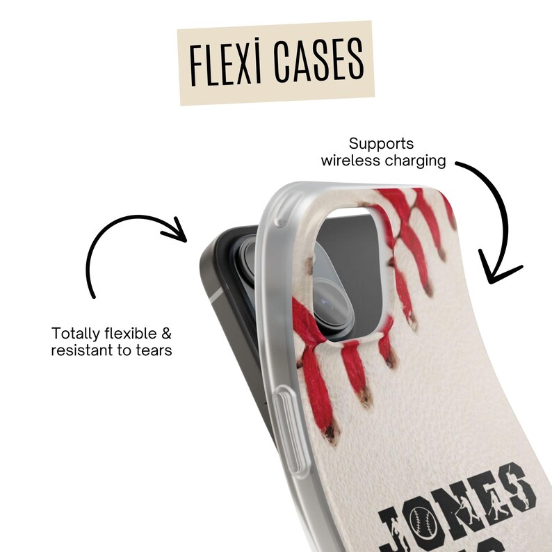 Custom Baseball Phone Case, Personalized Baseball Gift for Teen Ball ...