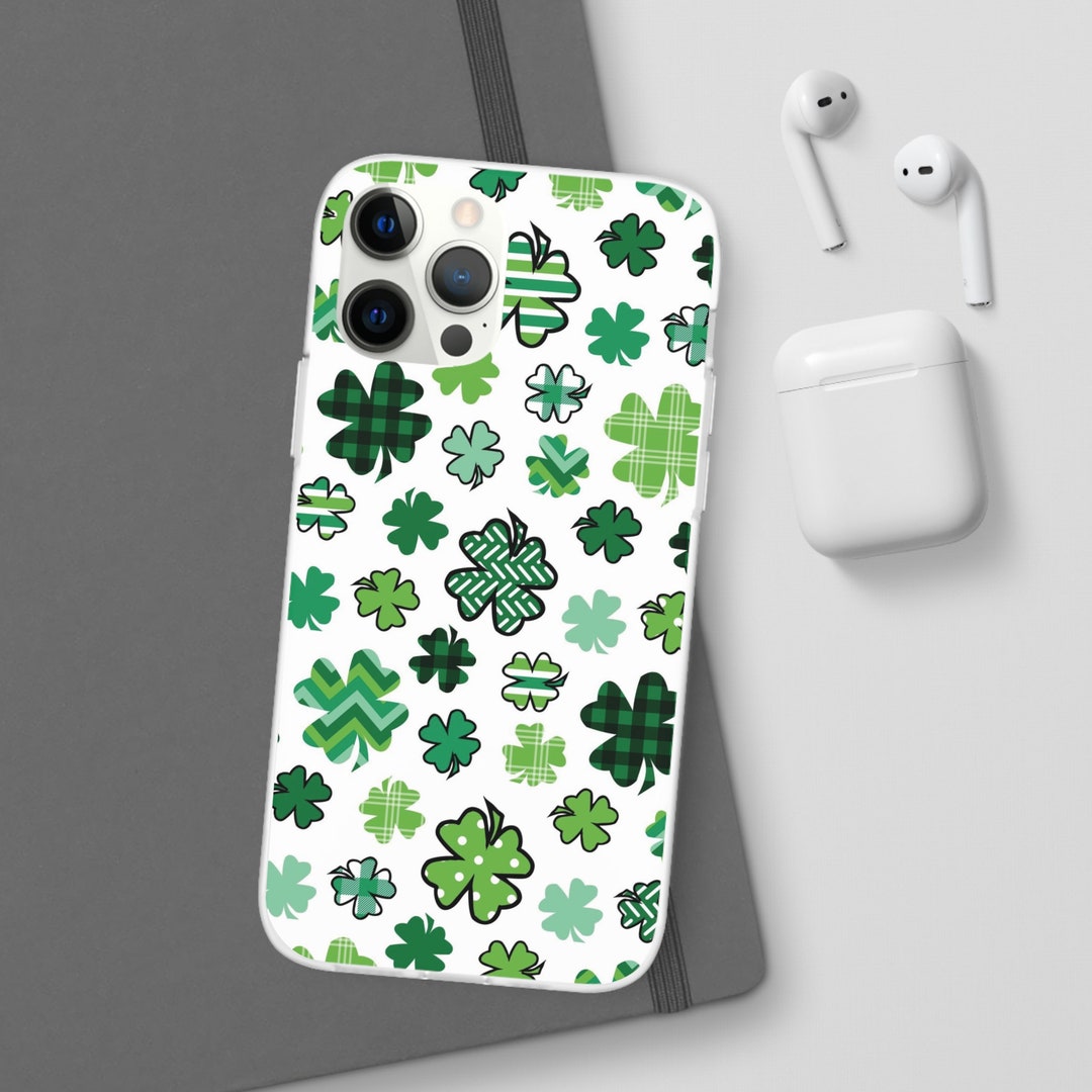 Clover iPhone Case, Shamrock iPhone Cases, St Patrick's Day Phone Cover ...