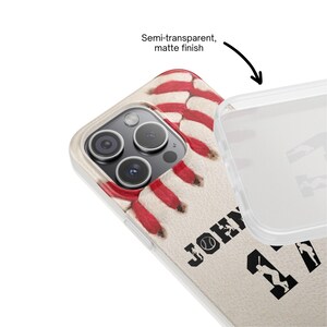 Custom Baseball Phone Case, Personalized Baseball Gift for Teen Ball ...