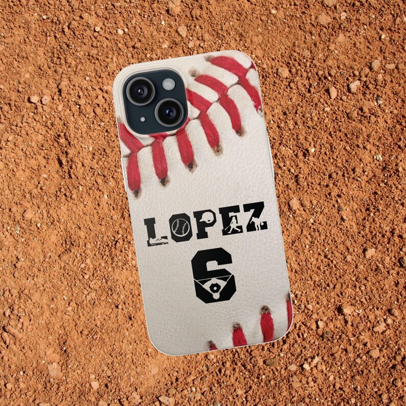 Custom Baseball Phone Case, Personalized Baseball Gift for Teen Ball ...