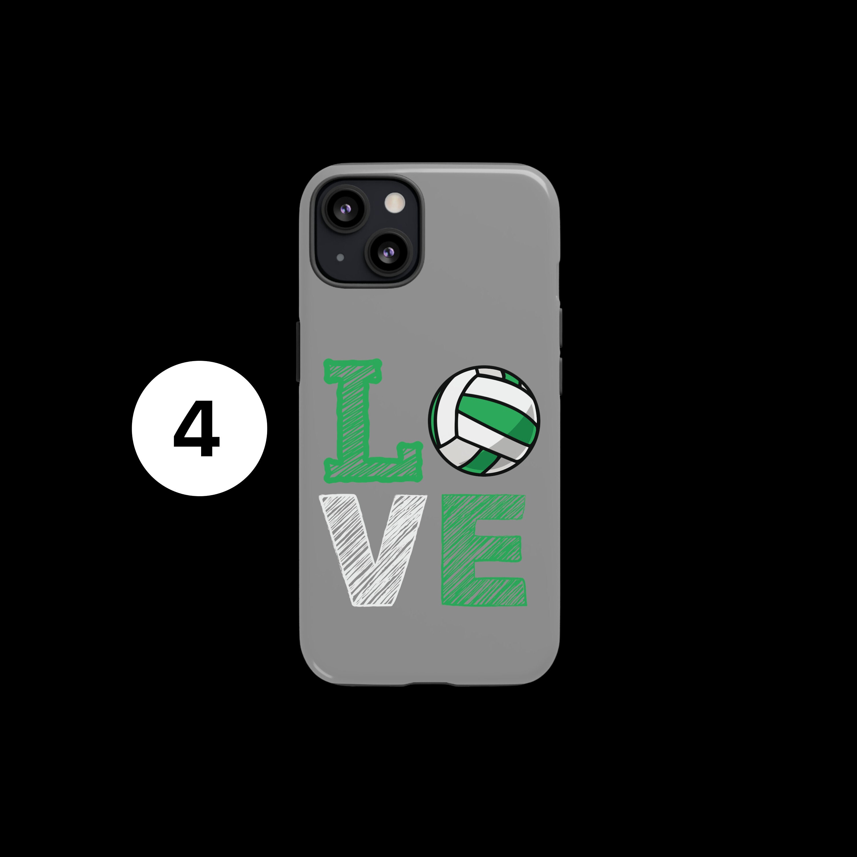 Volleyball iPhone 15 Pro Max Case, Team Color Sports iPhone 14 Cover ...