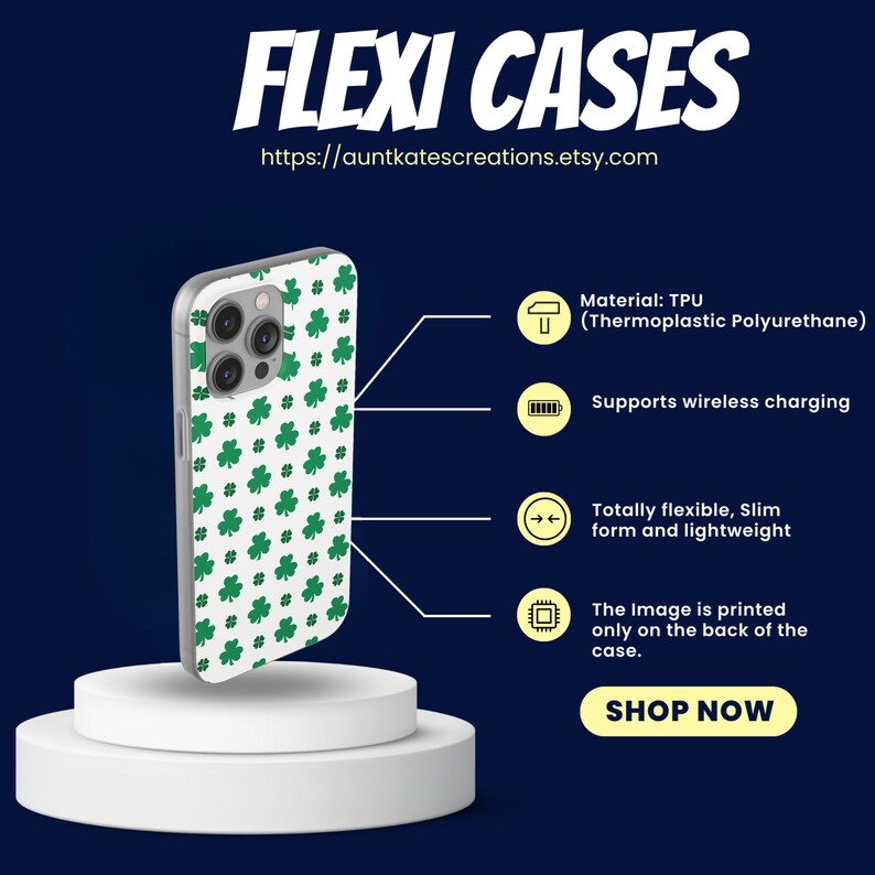 Clover iPhone Case, Shamrock iPhone Cases, St Patrick's Day Phone Cover ...